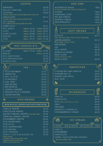 Menu – Riviera Coffee